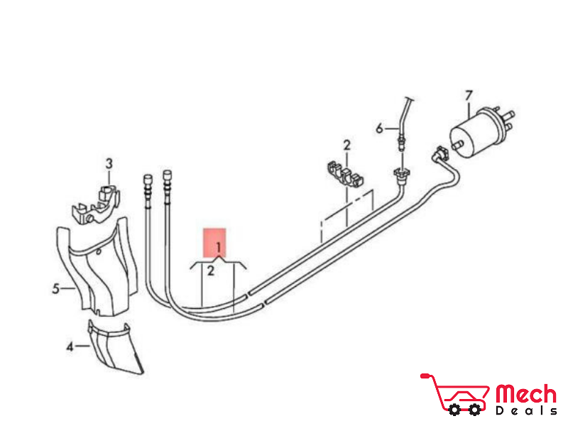 Fuel Line Set For Volkswagen Ameo/Polo/Vento/Skoda/Fabia-6R0200059C-VW ...