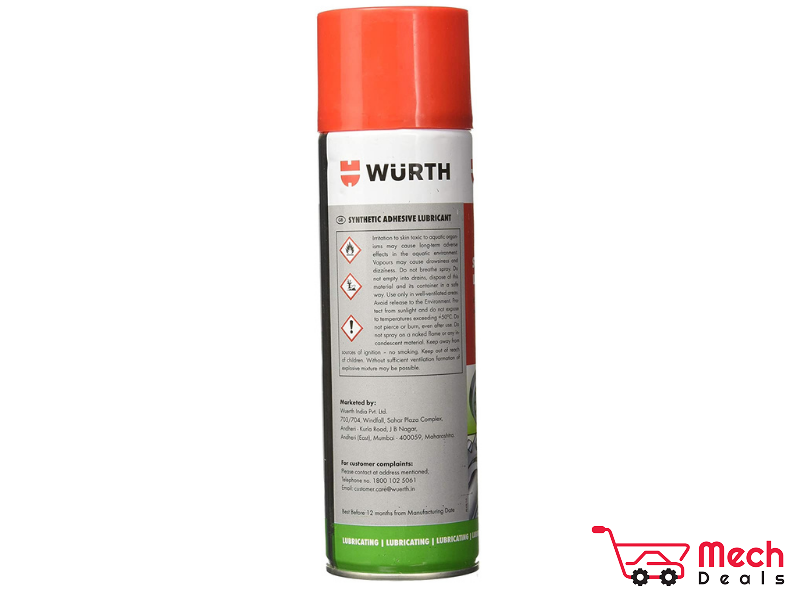 Wuerth Adhesive Lubricant Eco (500 Ml, Transparent, Matt)-0893106520451 ...