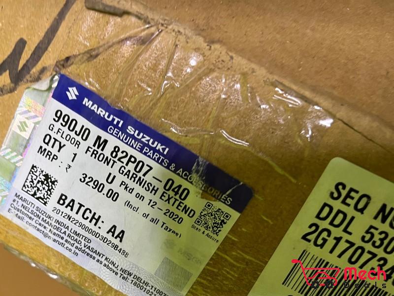 Maruti Vitara Brezza Front Garnish Extender-990J0M82P07-040-Maruti ...