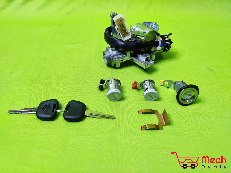 Maruti Zen Lock Kit (Ignition Switch Cum Steering Lock 1Pc, Door Locks ...