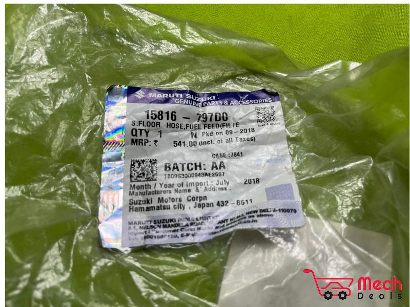 Omni Hose, Fuel (Filter To Pipe)-15816-797D0-Maruti Suzuki- mechdeals.com