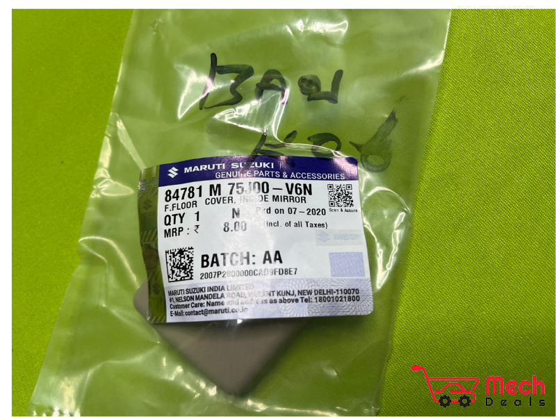 Cover, Inside Mirror Stay (Beige)-84781M75J00-V6N-Maruti Suzuki ...