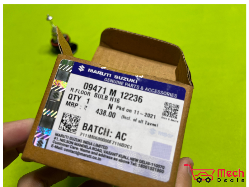 Bulb (12V19W,H16)-09471M12236-Maruti Suzuki- mechdeals.com