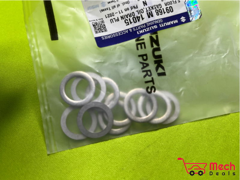 Gasket,Oil Drain Plug-09168M14015-Maruti Suzuki- mechdeals.com