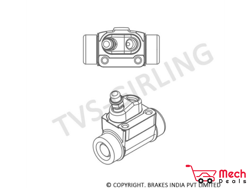Cylinder Assy-Wheel,Lh-29669203-TVS GIRLING- mechdeals.com