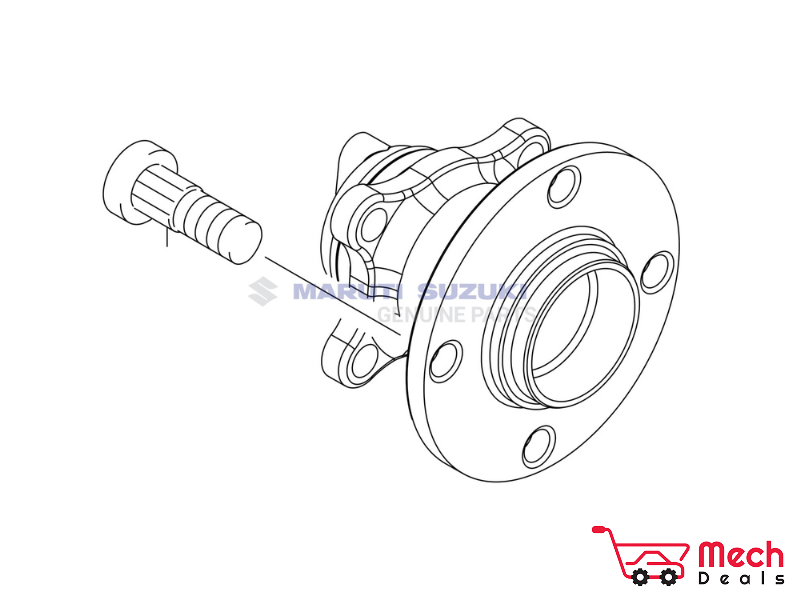 Hub Assywheel-43402M79M00-Maruti Suzuki- mechdeals.com
