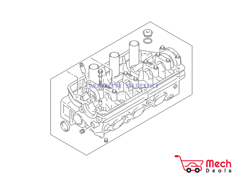 HEAD ASSY-CYLINDER-2210003201-Hyundai- mechdeals.com